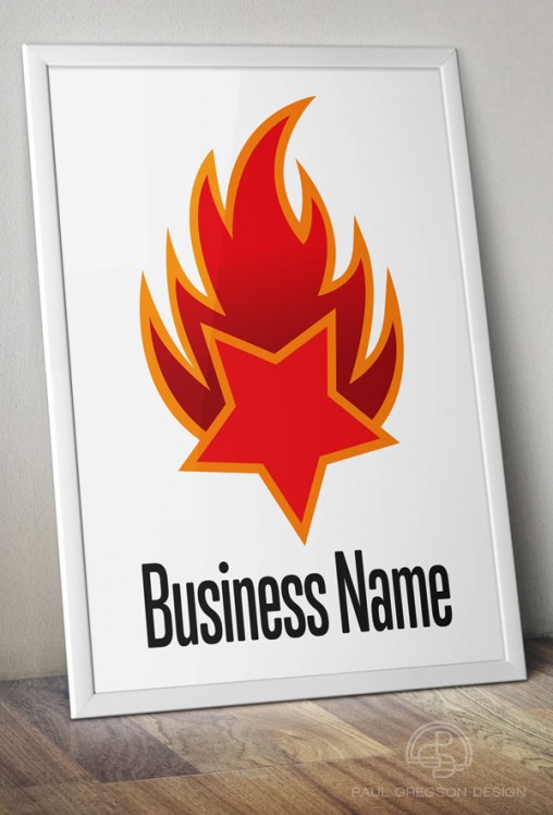 Flaming Star Logo – Paul Gregson Design