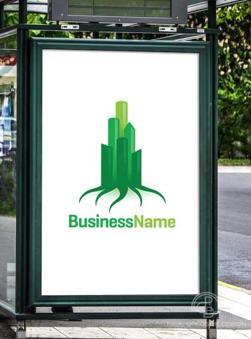 Green City Symbol Logo – Paul Gregson Design